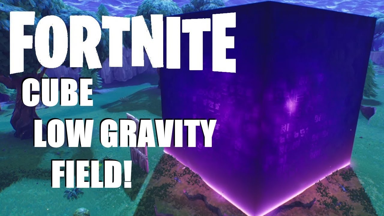 Fortnite - CUBE LOW GRAVITY FIELD! - YouTube