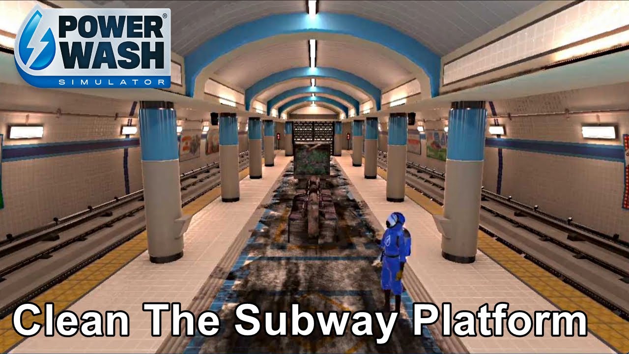 PowerWash Simulator - Clean The Subway Platform - Oddly Satisfying ...