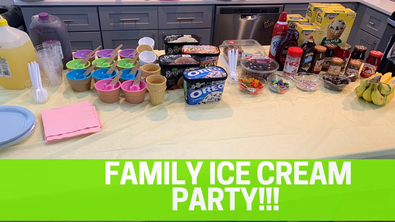 CHIT CHAT & FAMILY ICE CREAM PARTY!! 🍦 - YouTube