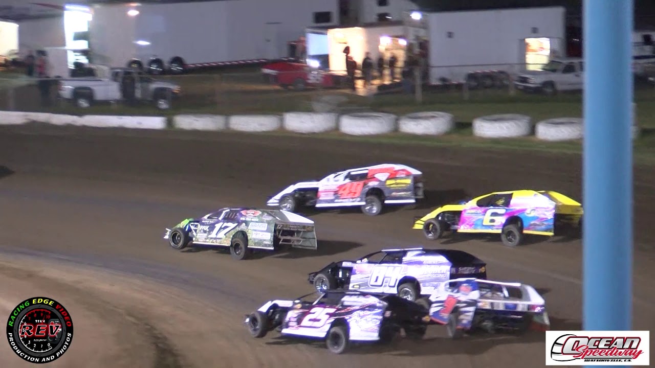 Ocean Speedway June 21st, 2019 IMCA Dirt Modified Main Highlights - YouTube