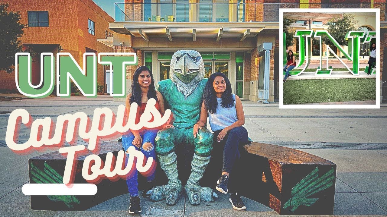 University of North Texas campus tour || #unt #campustour # ...