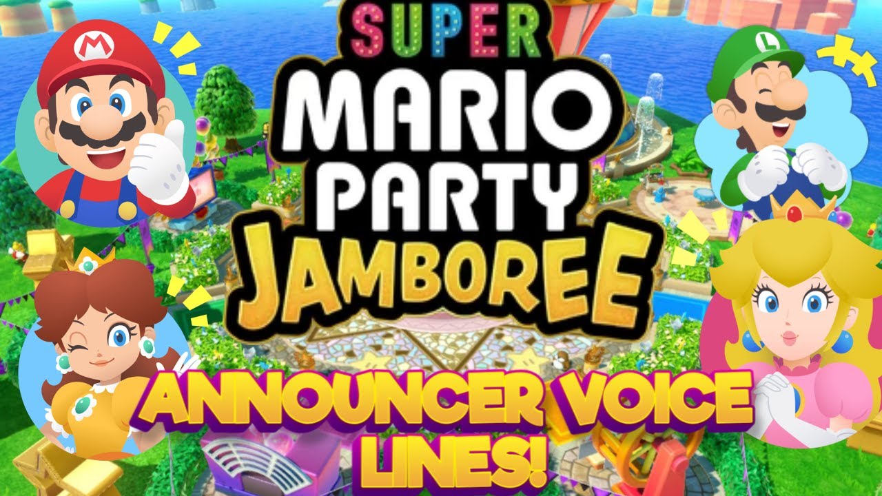 Super Mario Party Jamboree- Announcer Voice Fan-Made (In-Game) Mario ...