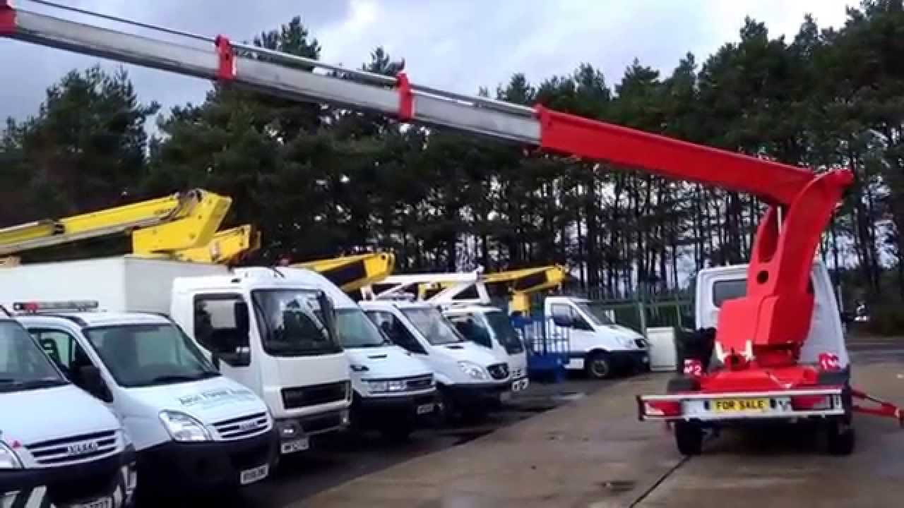 Teupen Euro B25T hylift 25 metre Access Platform Cherry Picker - YouTube