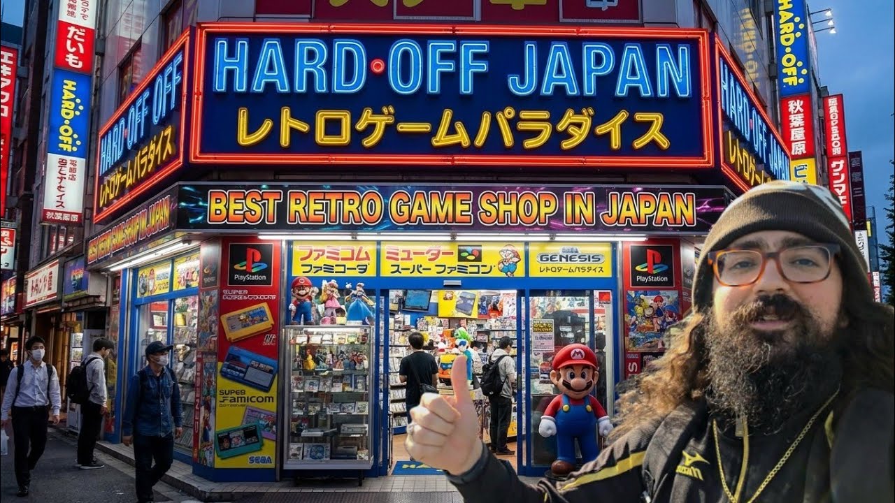 Hard Off In Tokyo Japan 😱 Retro Game Shopping at the BEST Store In ...