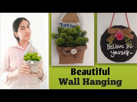 Beautiful Wall Hanging | Waste Material Craft | Home decor diy | Shanu's Craft. - YouTube