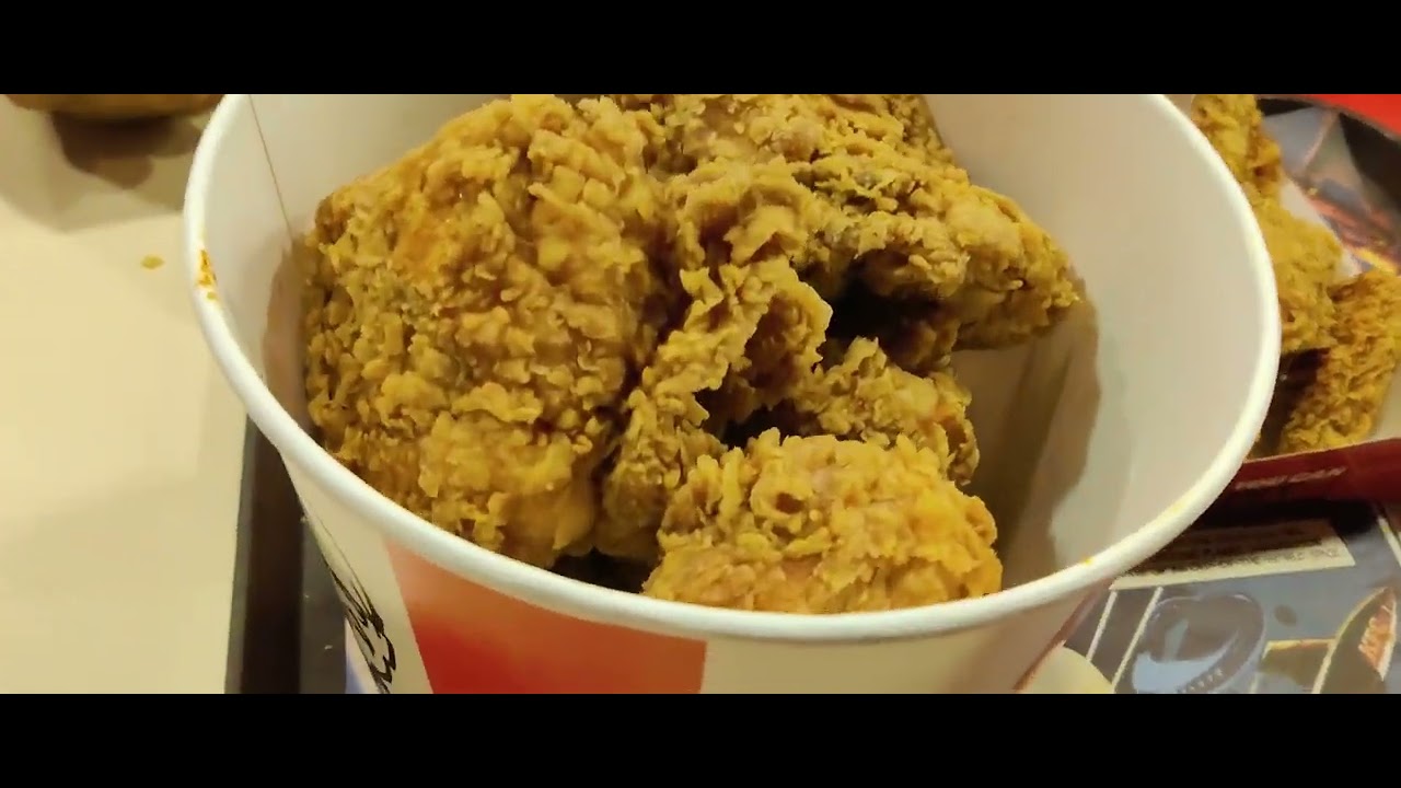 KFC Tuesday offer (1399TK) with food review - YouTube