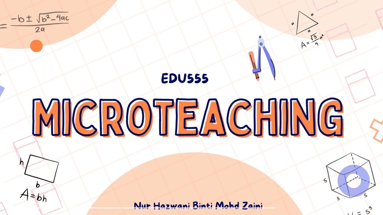 EDU555 MICROTEACHING - YouTube