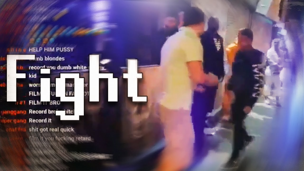 Broke malone starts a fight with security and wins - YouTube