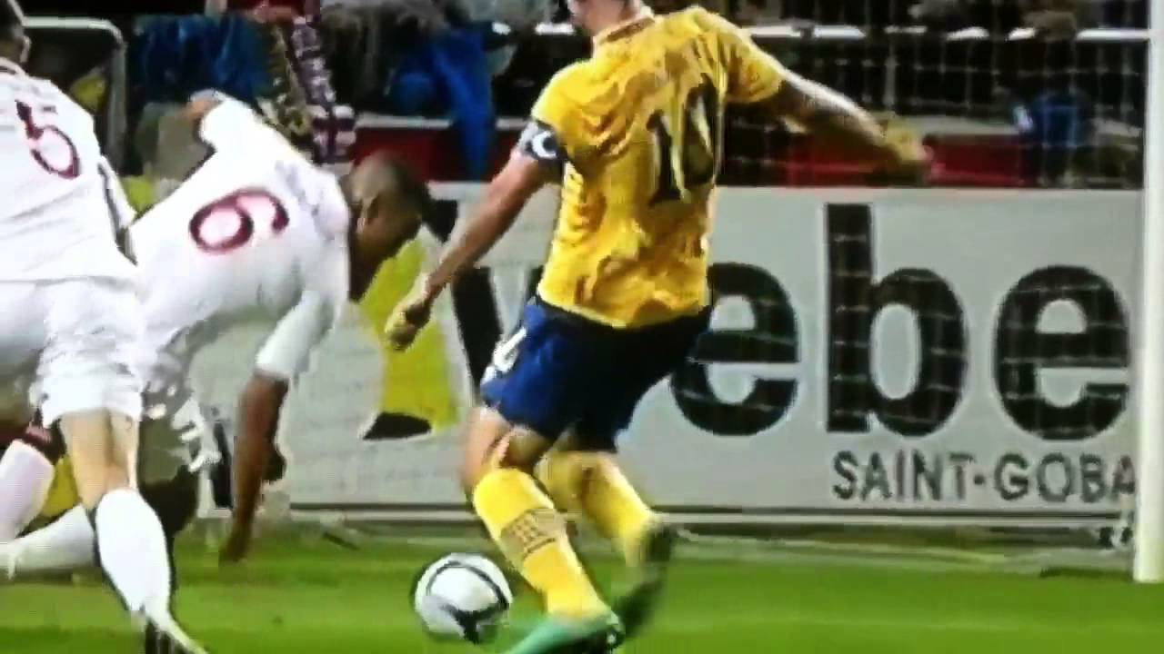 Toe poke goal - YouTube