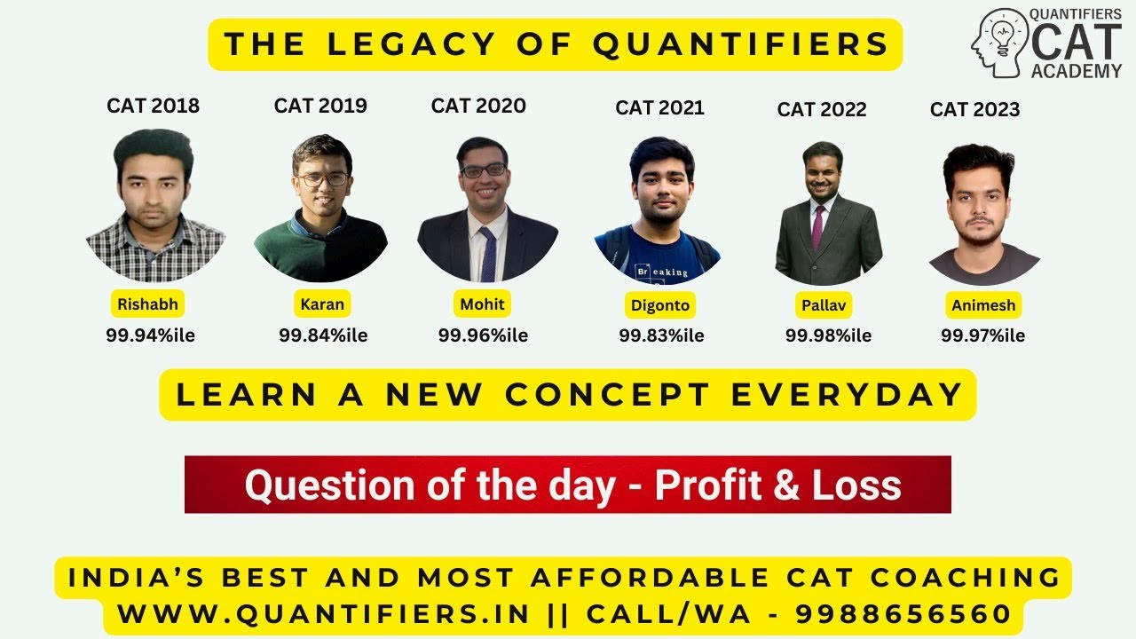 CAT QA - Number System important CAT Question - YouTube