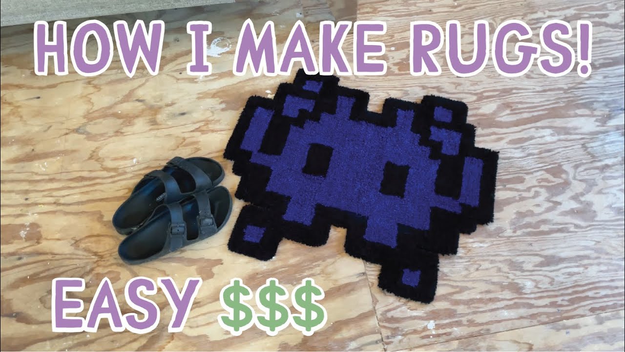 How To Make Rugs! | Tufting Rugs | Easy Money, Fun Side Hustle - YouTube