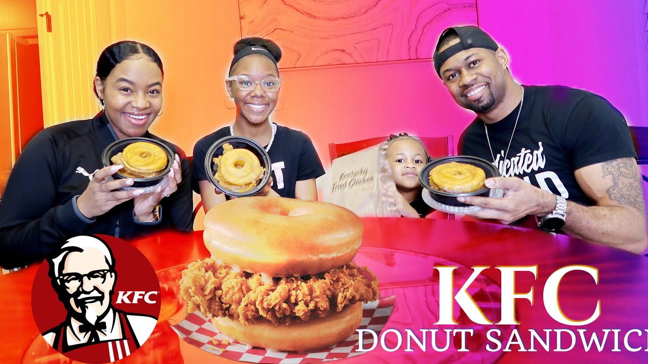 KFC D🍩NUT SANDWICH | THE HILLSIDE REVIEW | WORTH THE HYPE? 🤷🏽‍♂️ - YouTube