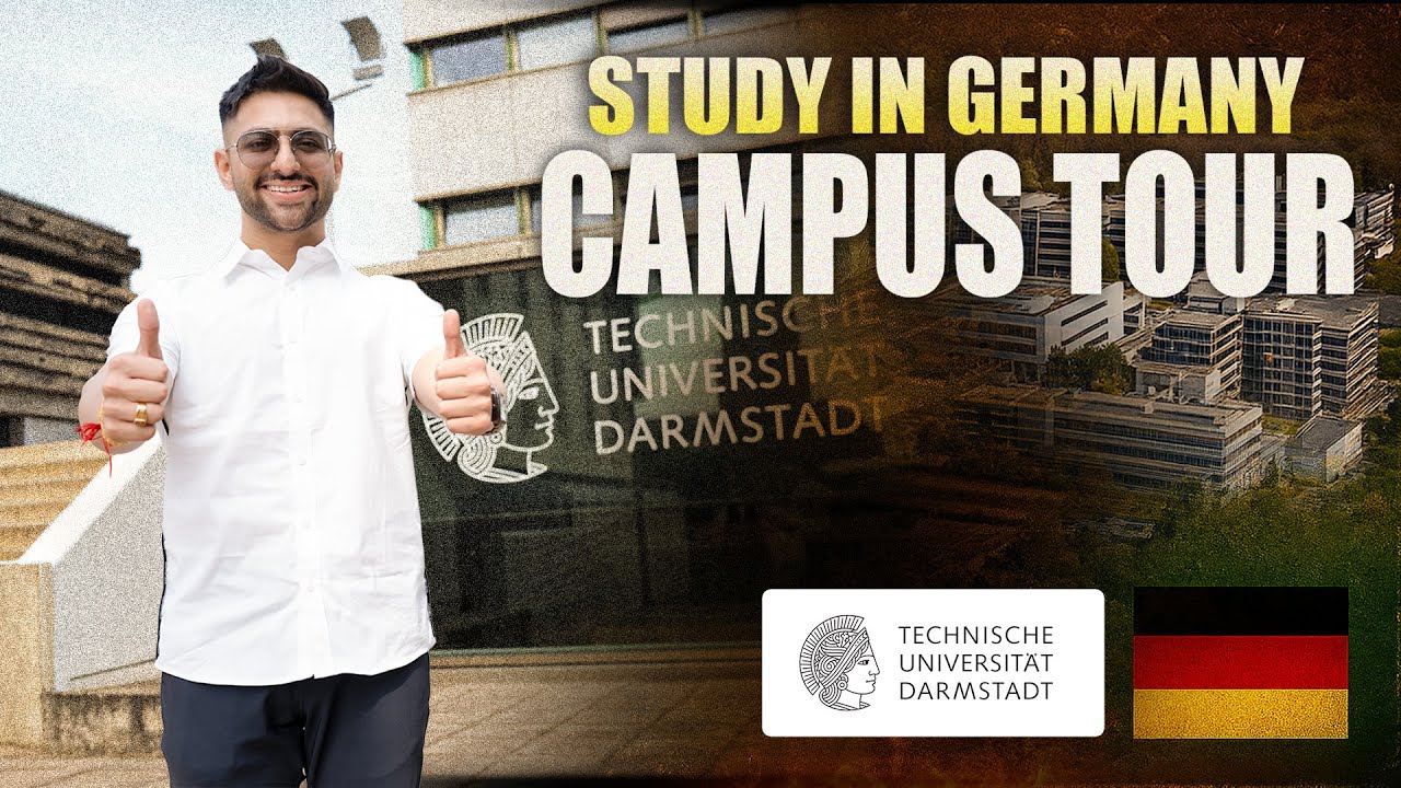 TU Darmstadt Campus Tour 🇩🇪 | Real Student Life, Expenses, Jobs & City ...
