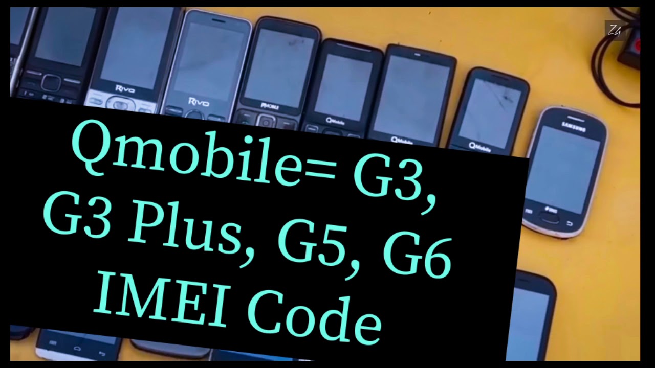 Qmobile= G3, G3 Plus, G5, G6 IMEI Code - YouTube