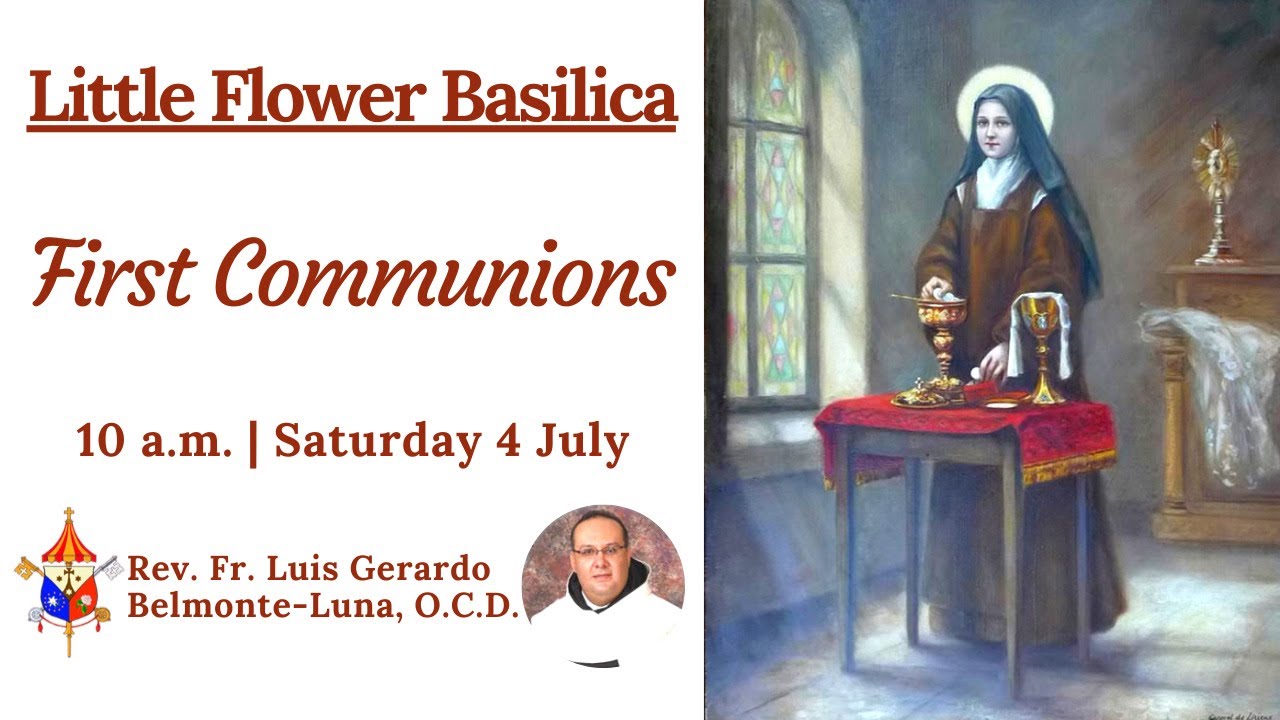 First Communion Mass - July 4 - YouTube