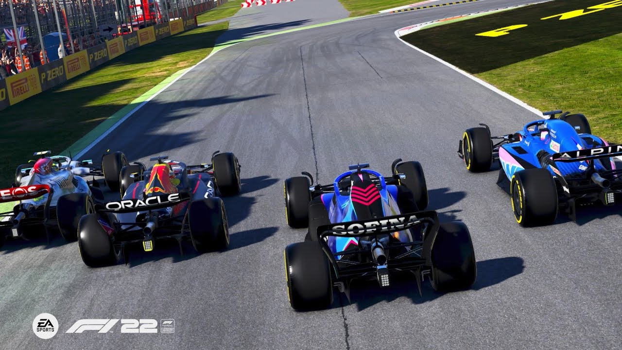 NEVER Go Through First Chicane Four-wide | F1 22 - YouTube