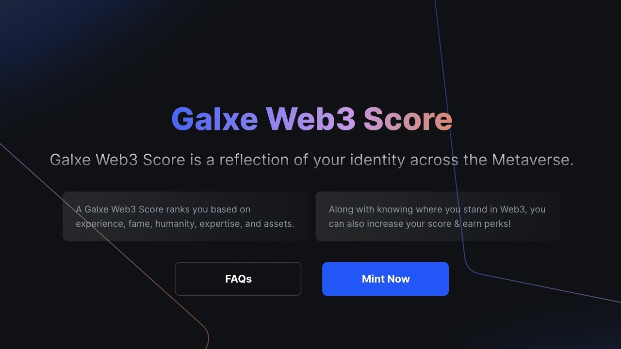 How to get Galxe Web3 Score | Mint Your Web3 Passport only 5$ Cost | Galxe Space users Task ...