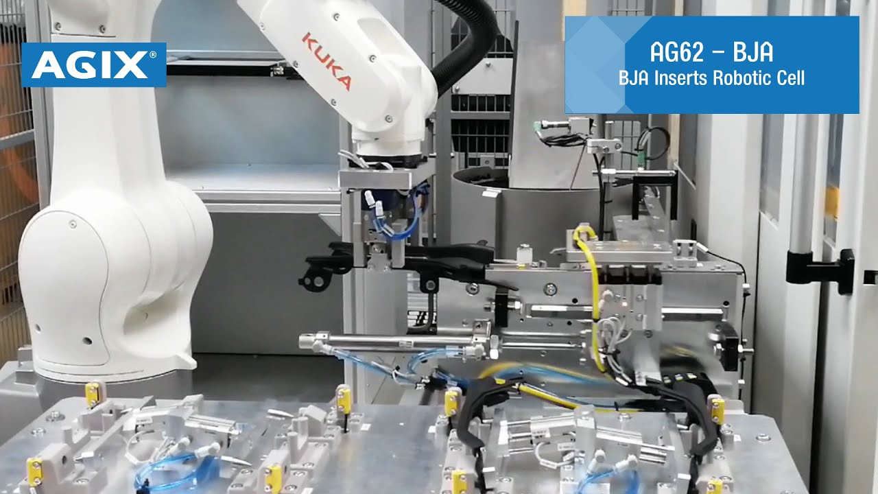 Robotic Cell For Clip Placement | AGIX AG62 - BJA - YouTube
