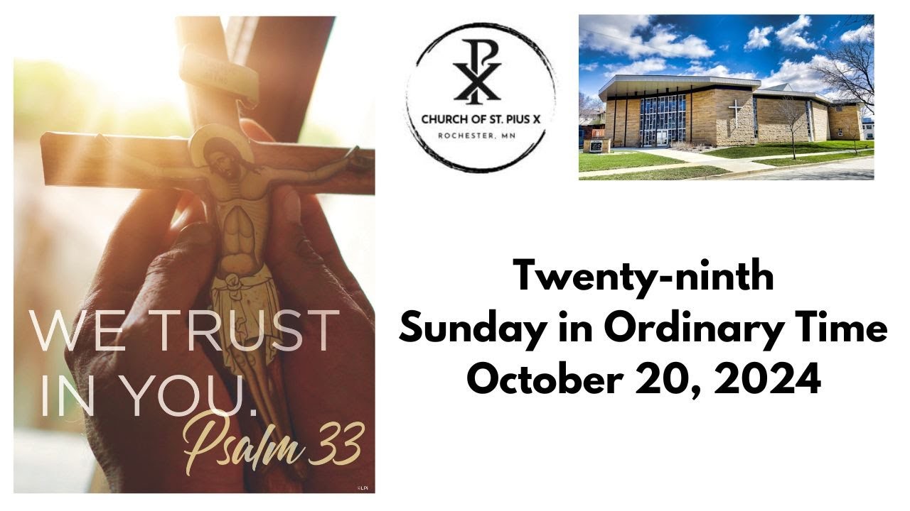 29th Sunday of Ordinary Time —Sunday, October 20, 2024 - YouTube