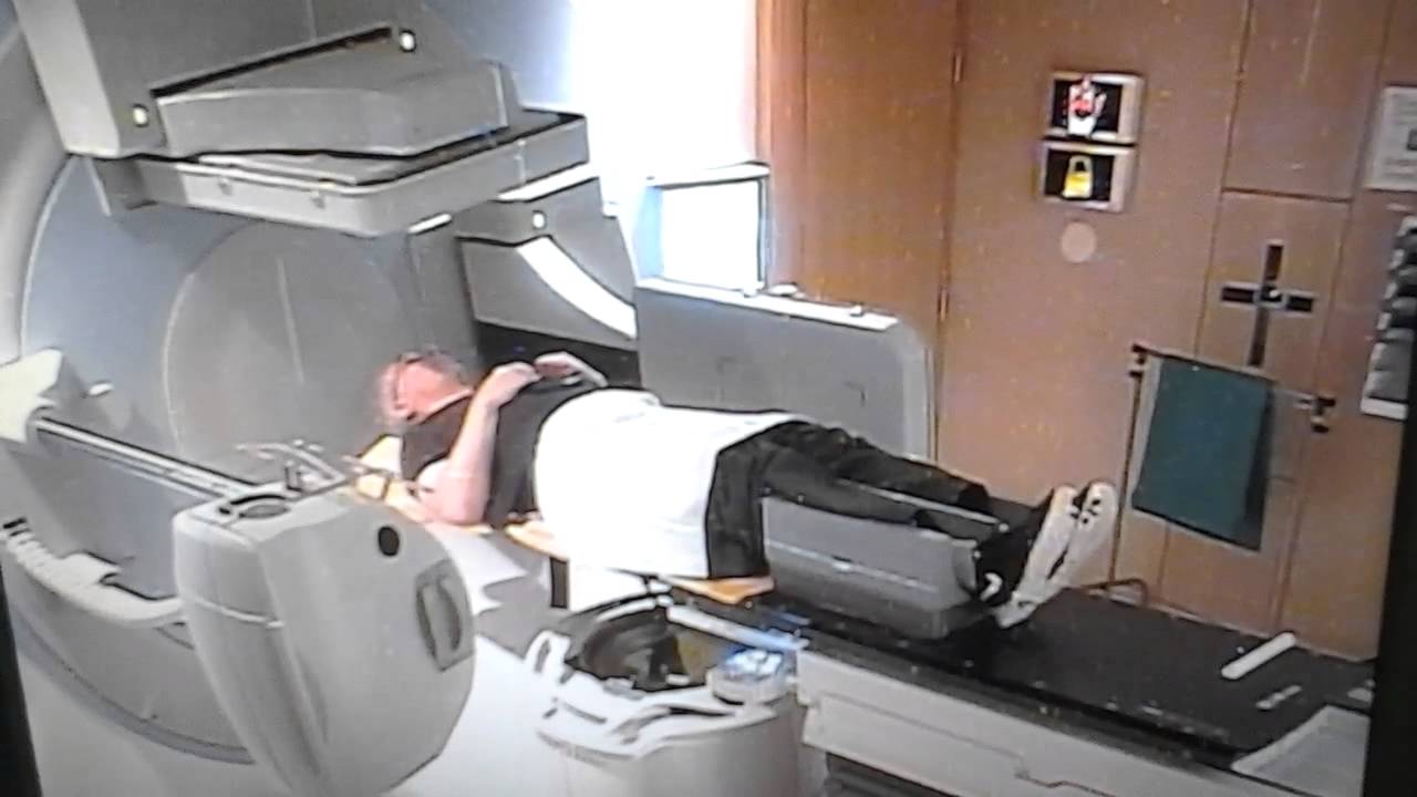 My Walk with Prostate Cancer - Live Radiation Scan - Control Monitor ...
