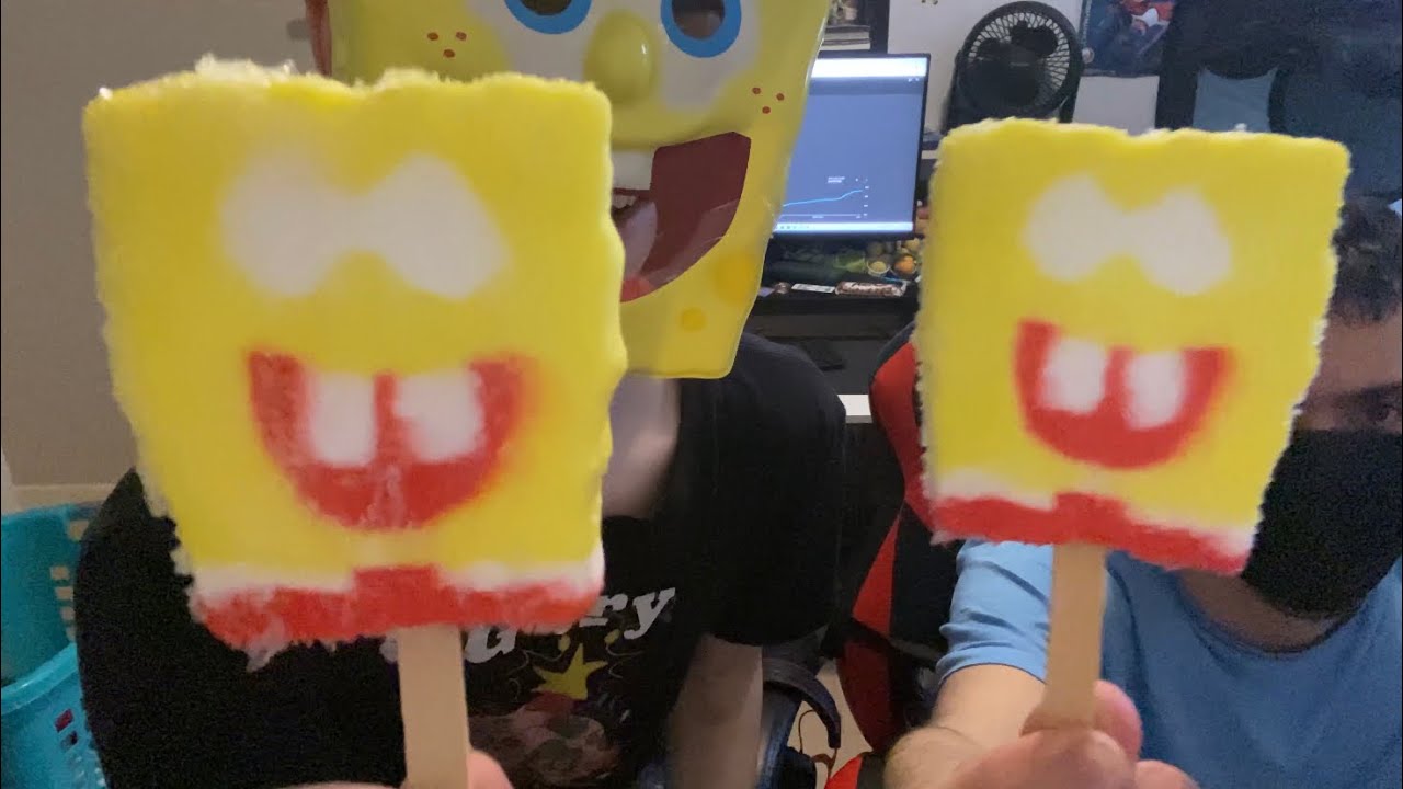 Opening Popsicles with SpongeBob?!?! - YouTube