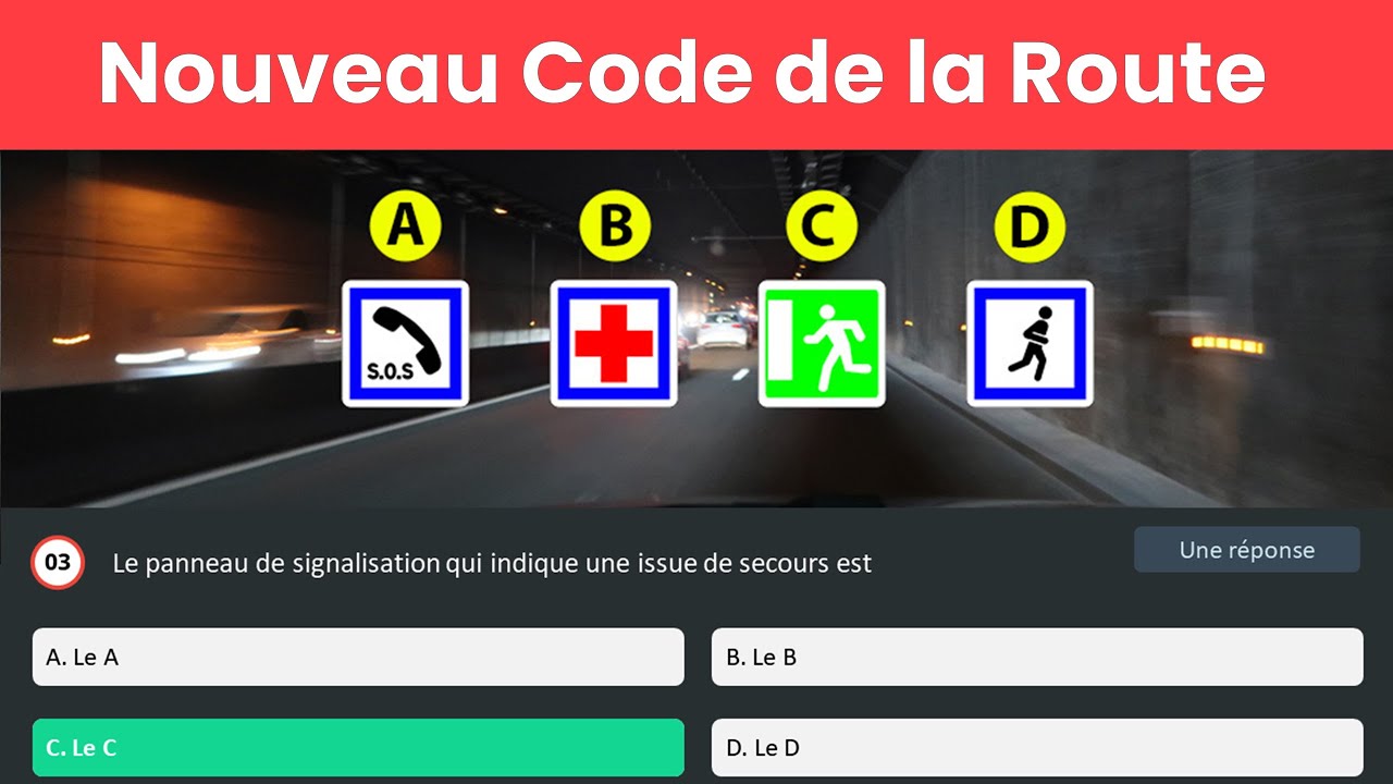 NOUVELLES QUESTIONS - Test Code de la Route 2024 - Série 41 - YouTube