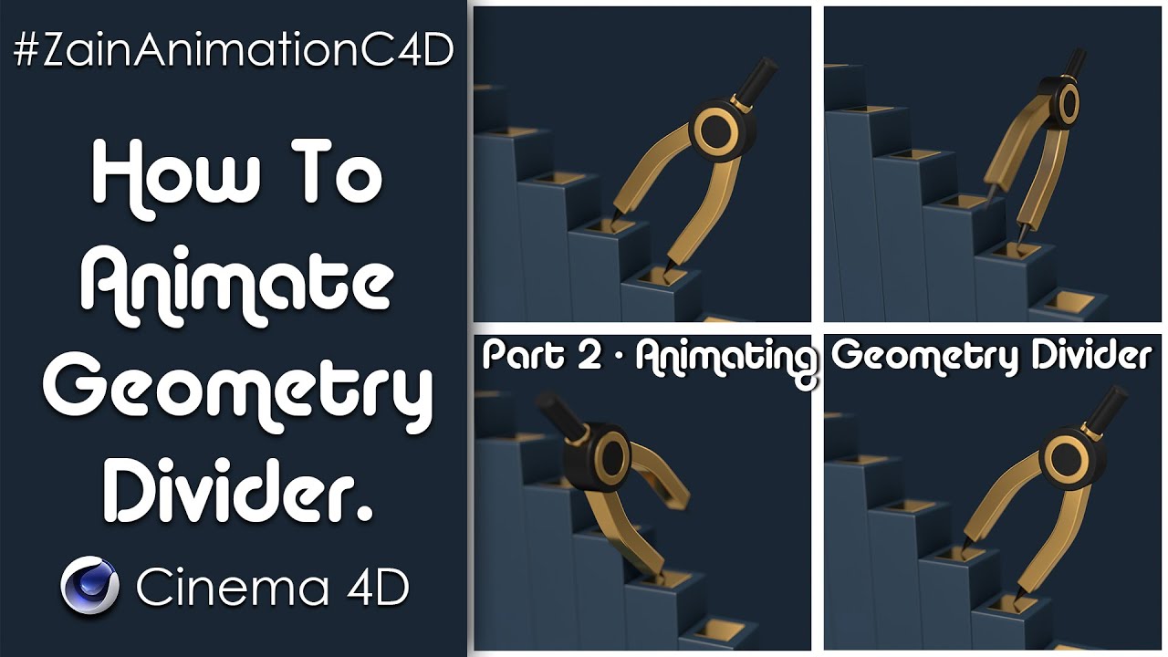 Cinema 4D Tutorial 3D Animation #109 Animating Geometry Divider Part 2 ...