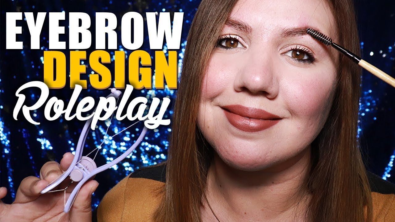 ASMR Doing Your Eyebrows: Straightening and Tinting (Soft Spoken) - YouTube