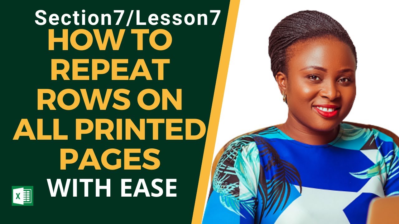 HOW TO EASILY REPEAT ROWS ON ALL PRINTED PAGES IN EXCEL YouTube how-to-easily-repeat-rows-on-all-printed-pages-in-excel-youtube