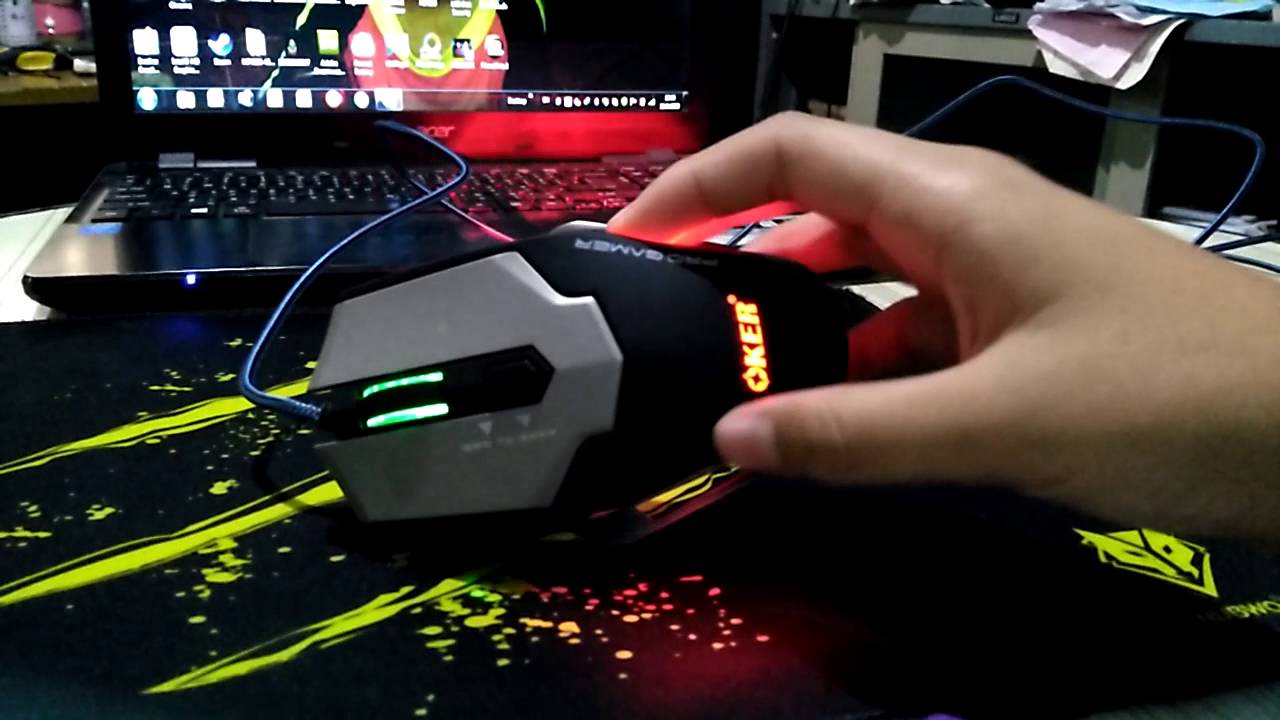 Oker marco gaming mouse gm~753 - YouTube
