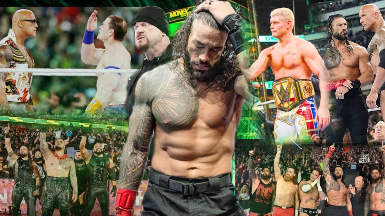 WWE Rewind 2024 ft Roman Reigns, The Rock and Cody Rhodes - YouTube