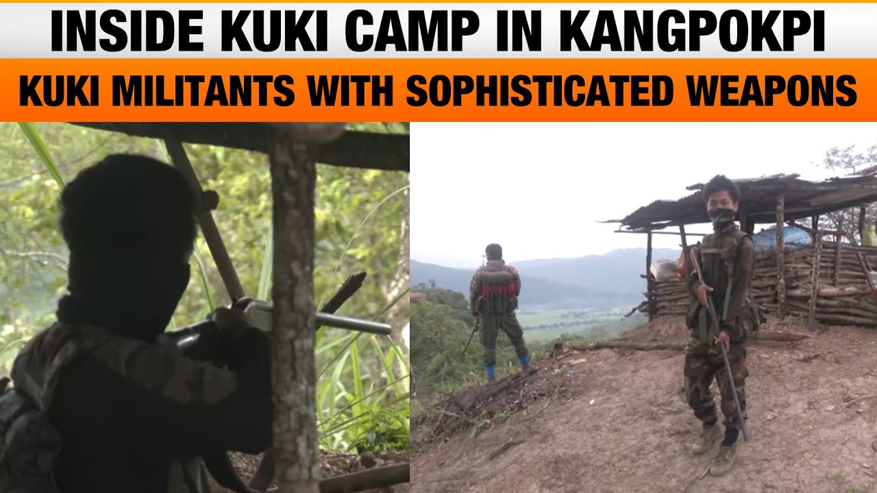 Manipur Exclusive | Armed Kuki Militants Patrol Buffer Zones with ...