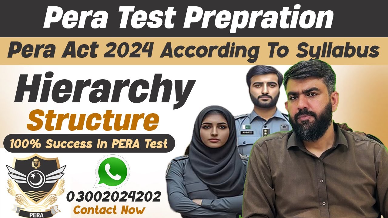 PERA Act 2024 Test Preparation - Hierarchy Structure -Power & Functions ...