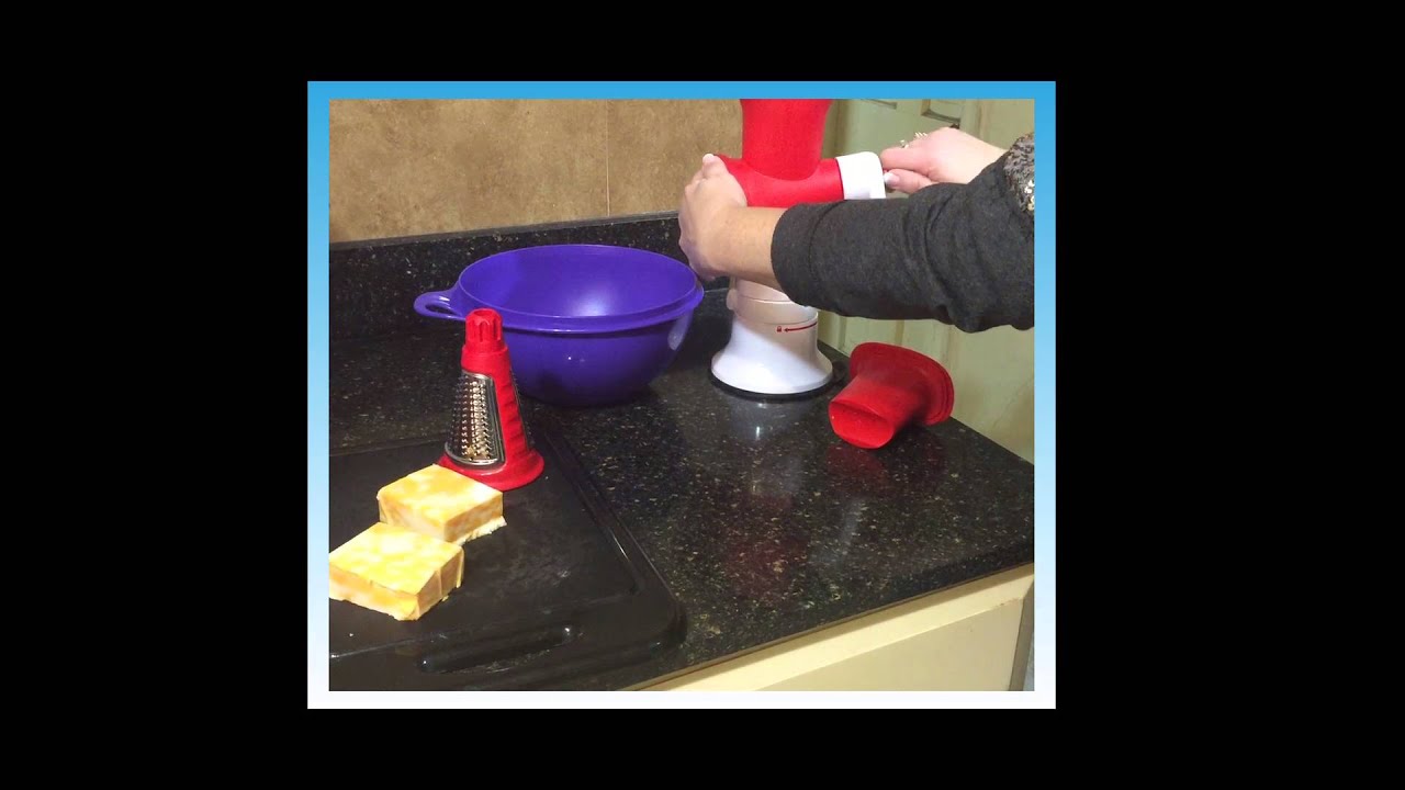 Tupperware Grater -Grate Master Shredder - YouTube