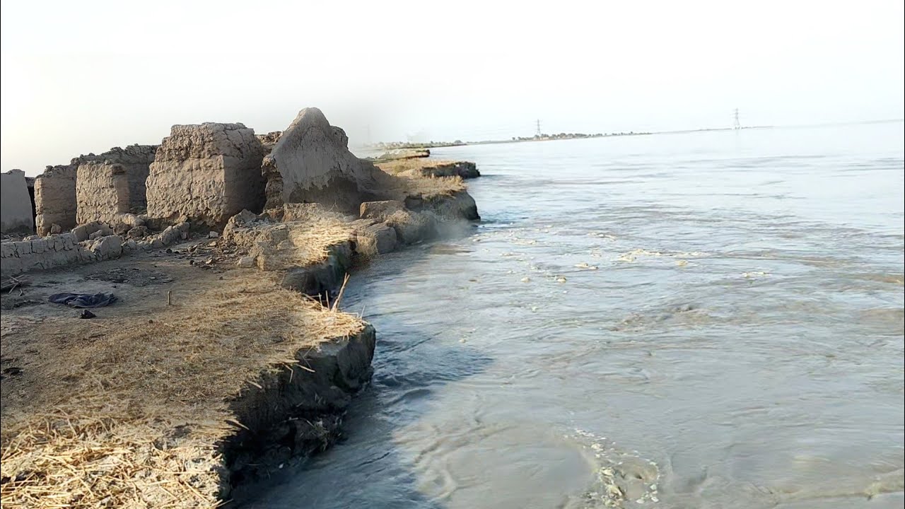 river Erosion Pakistani rivers / Darya Sindh ktao / river Indus Erosion ...