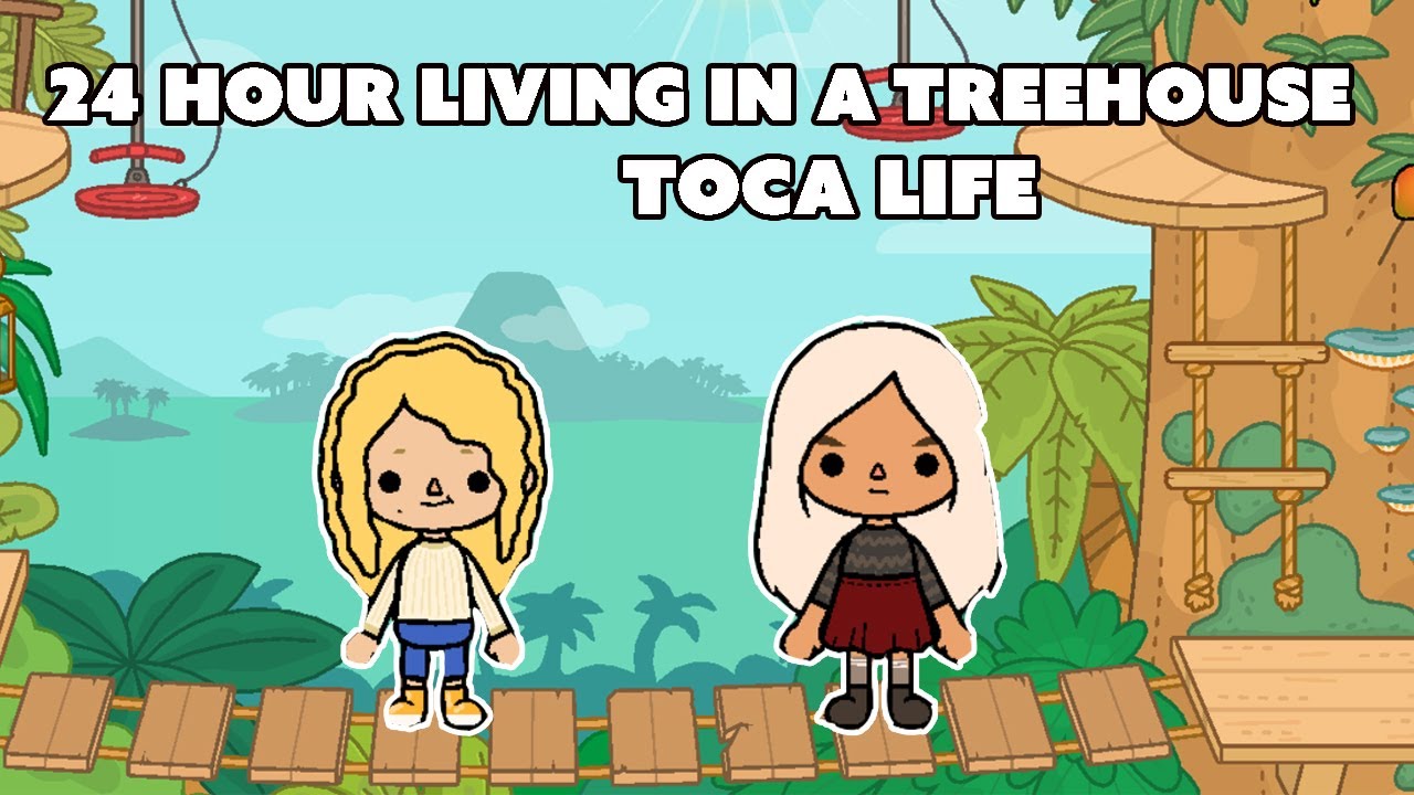 24 hours living in a Tree house | Toca Life | - YouTube