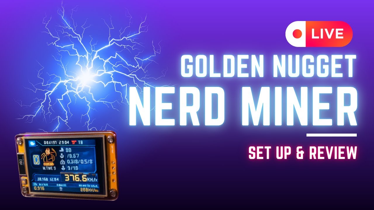 🔌 Gold Nugget Nerd Miner Unboxing & Setup | Start Solo Mining Bitcoin ...