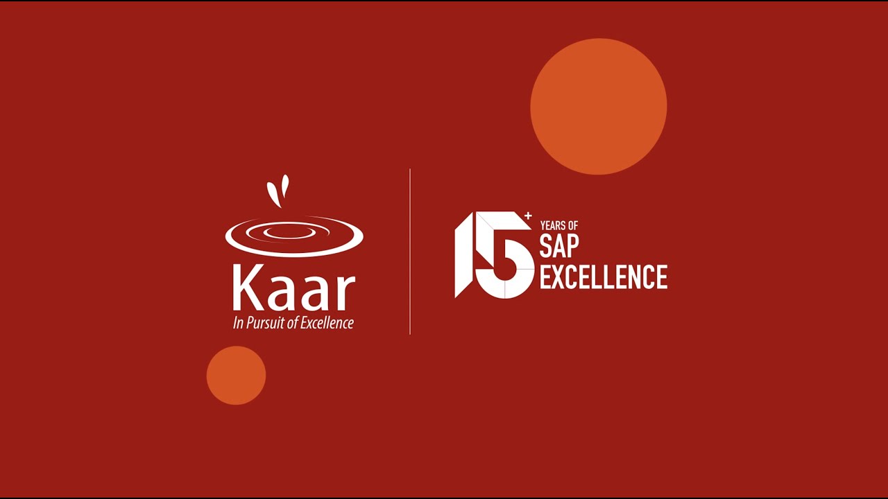 #15yearsofKaar || Digital Transformation || S/4HANA Move || Kaar Technologies - YouTube