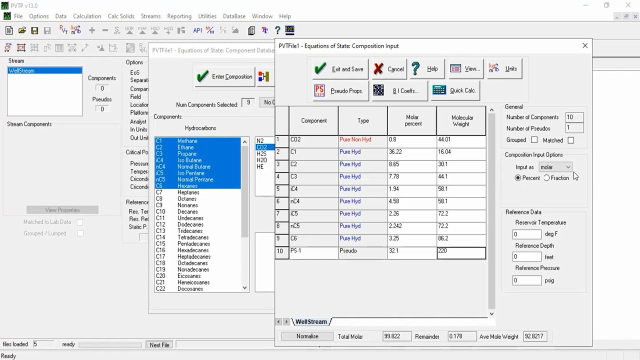 PVTP Tutorial 3: Equation of State Composition - YouTube