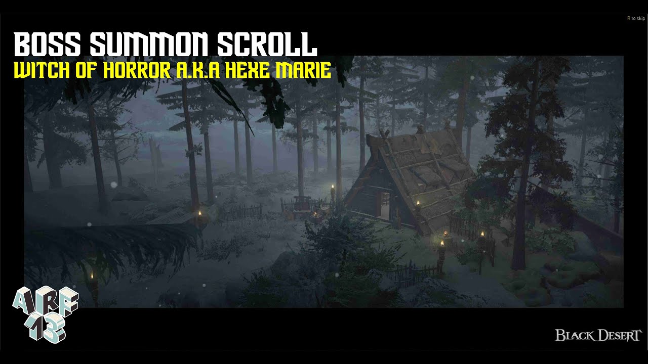 Black Desert Online | Battle Boss Summon Scroll - Witch of Horror aka ...