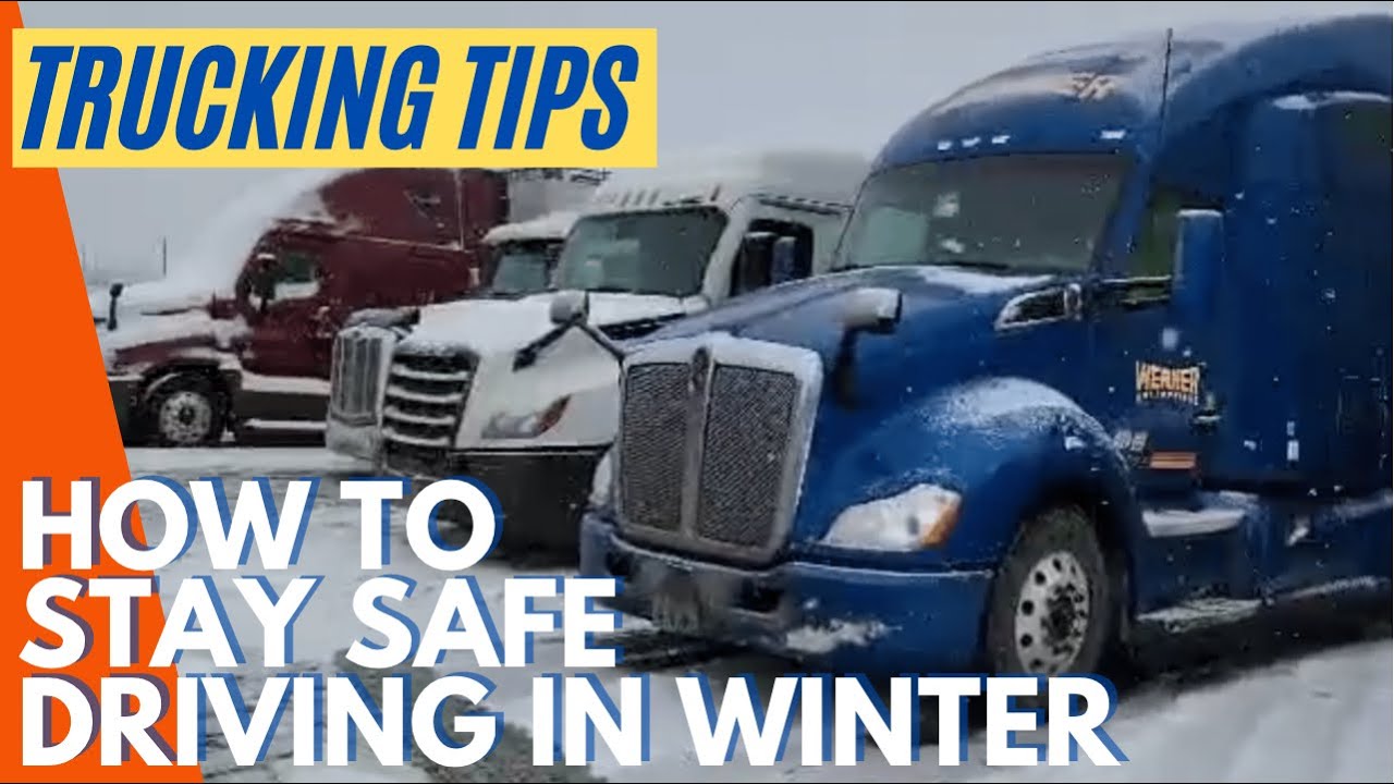 How to Drive a Semi in the SNOW! - YouTube