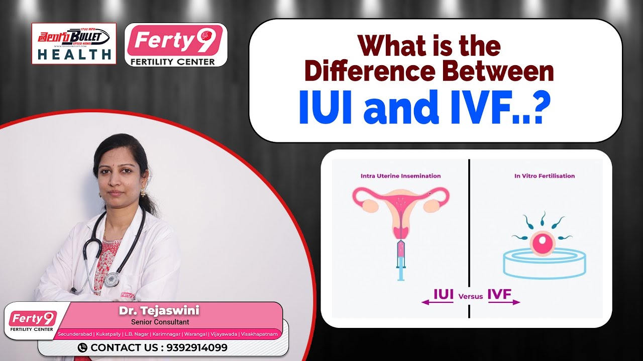 What is Difference Between IUI and IVF Explained in Telugu ...