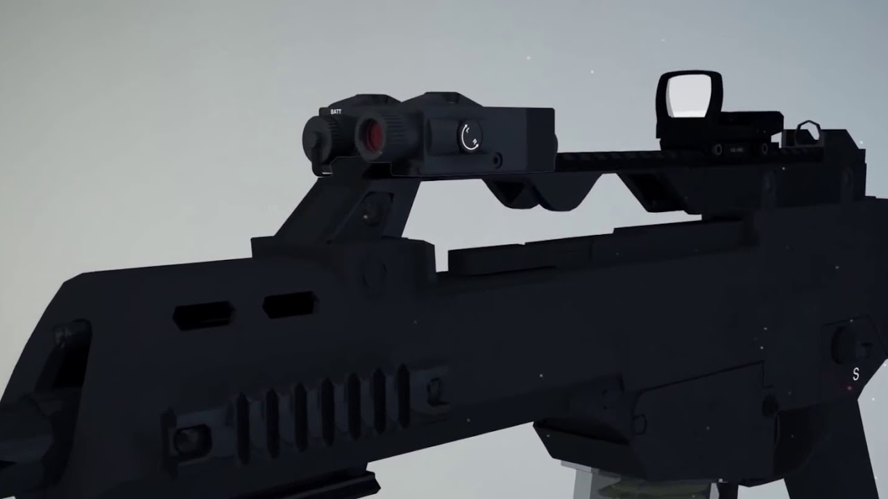 SIMGUN Laser Unit 2015 - YouTube