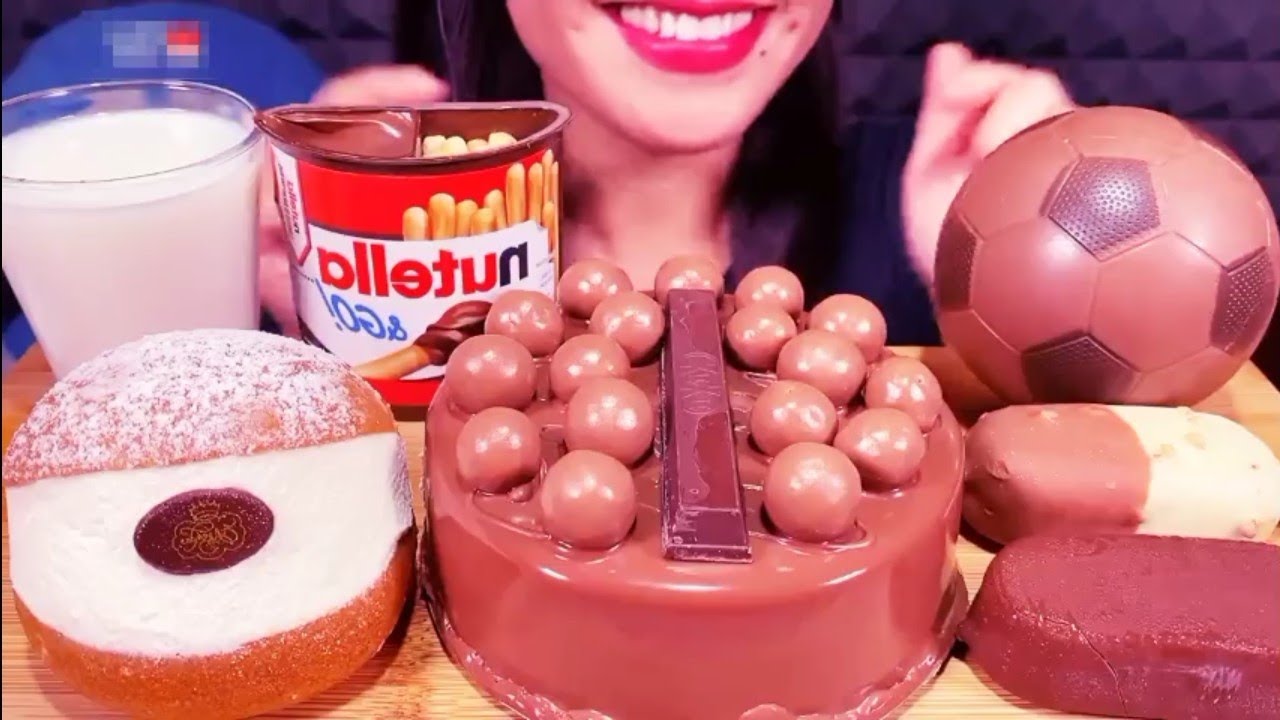 Asmr Tasty Chocolate Food Eating Challenge - YouTube