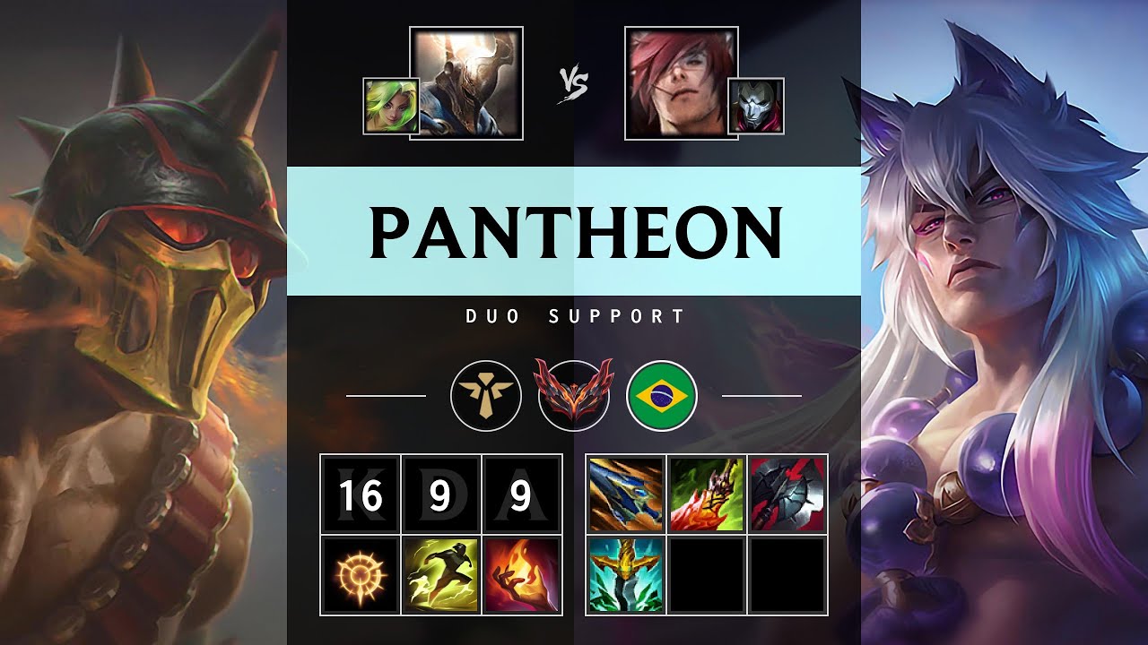 Pantheon Support vs Sett - BR Grandmaster Patch 25.18 - YouTube