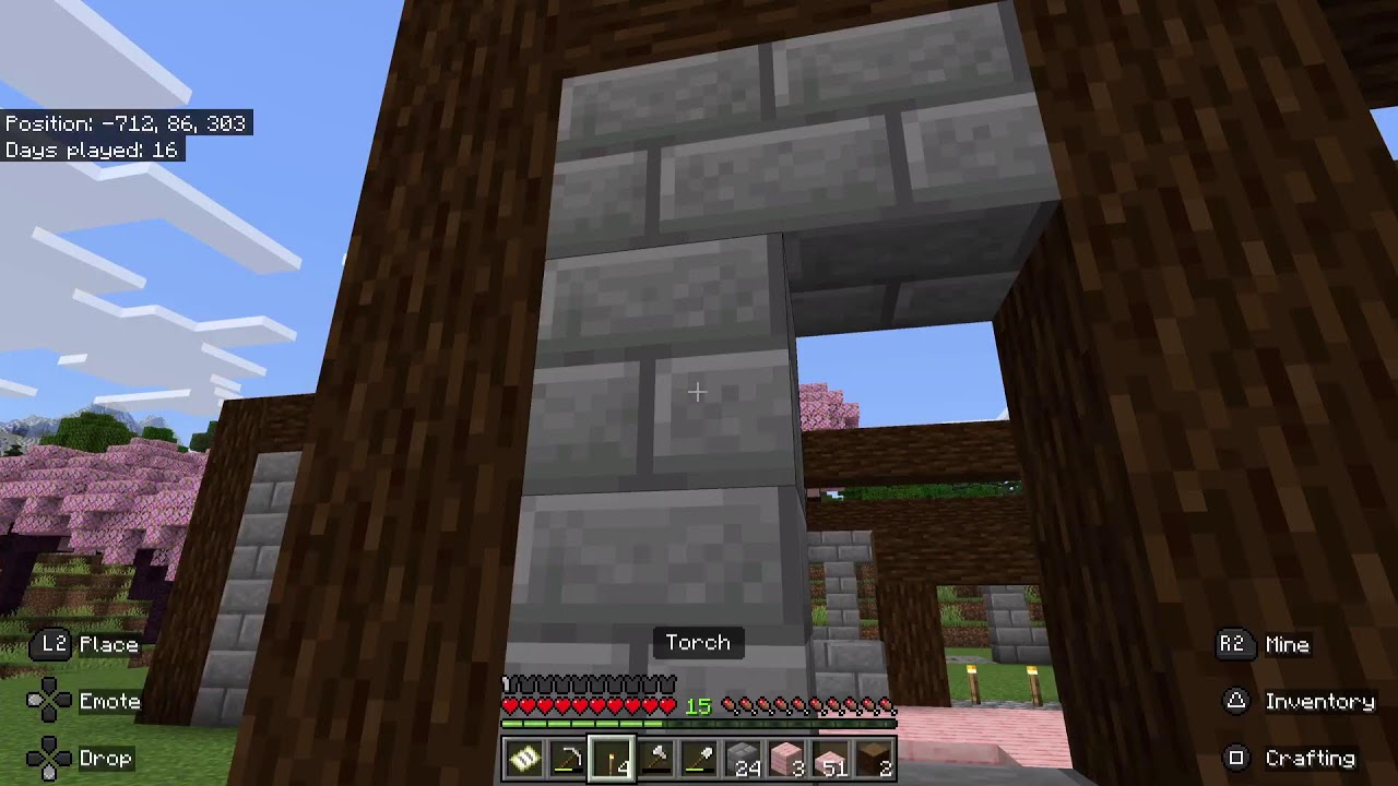 Minecraft (PS5) (2) - House And Stuff - YouTube