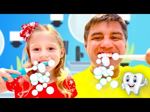 Nastya Kopyaları Babam Bütün Gün, Çocuklar İçin Eğlenceli Kopyalama Mücadelesi