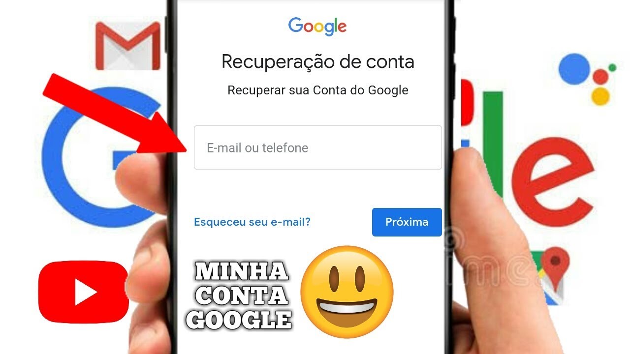 Como recuperar a sua conta do Google em dois minutos - YouTube