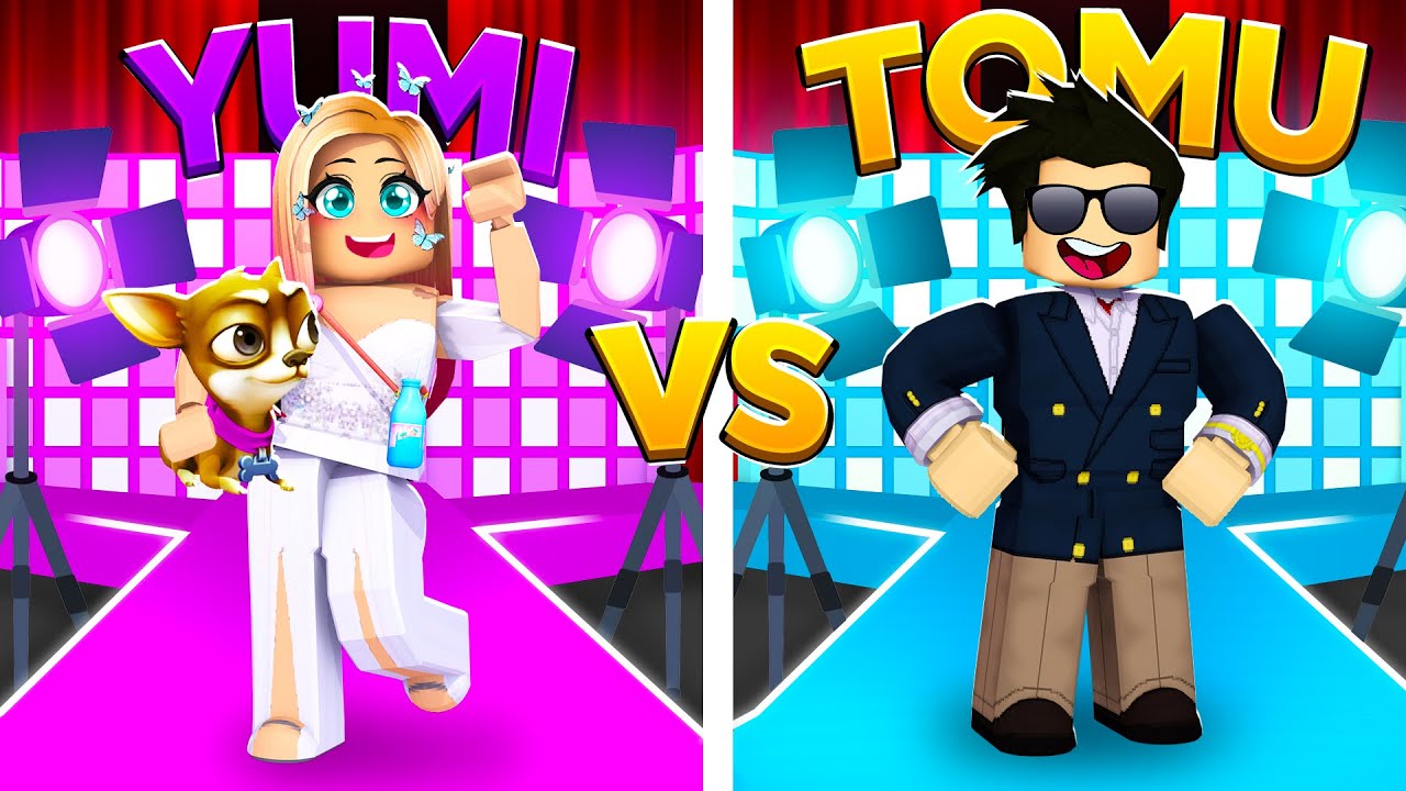 VEM KOMMER FÖRST I MODETÄVLINGEN? Yumi & Tomu-tema! - YouTube