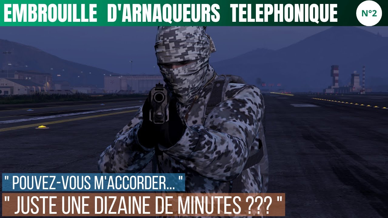 EMBROUILLE D'ARNAQUEURS TELEPHONIQUE N°2 - YouTube